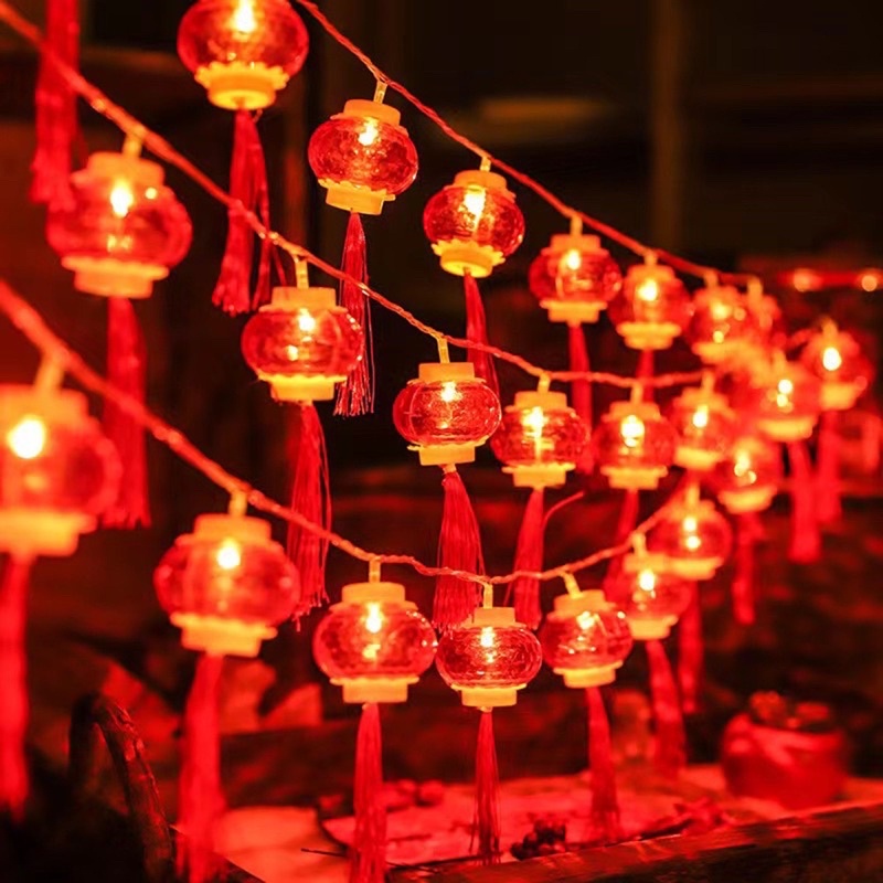 Jual LAMPU STRING LED LAMPION 1,5M DEKORASI IMLEK CHINESE NEW YEAR ...