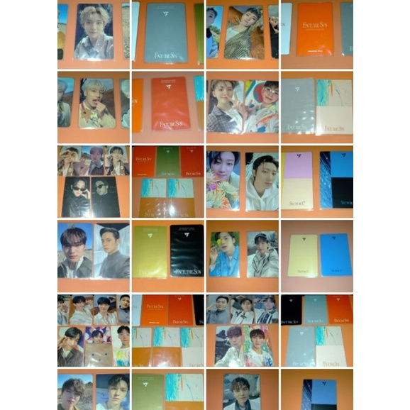 Jual Photocard Seventeen Album Photobook dan Carat Version Face the Sun Sector 17 Vernon Woozi ...