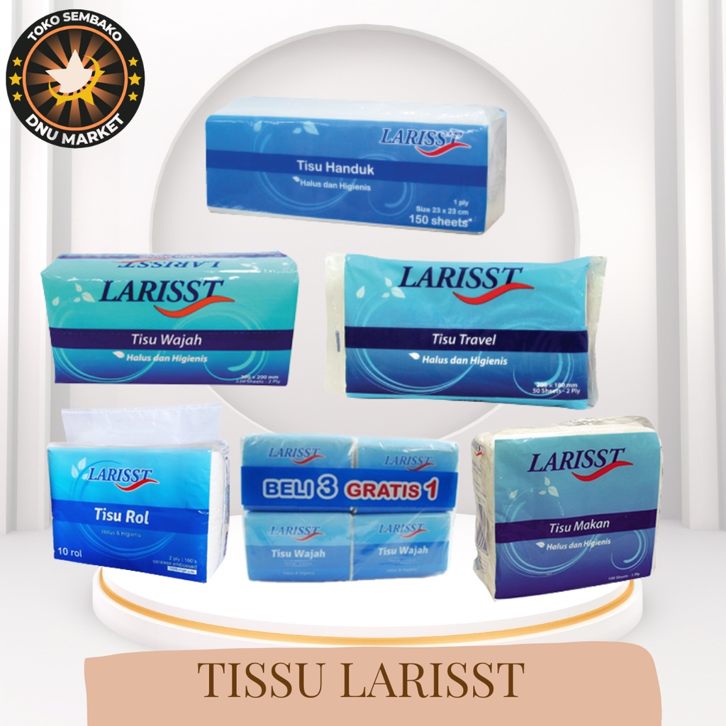 Jual TISSU | TISSUE | TISU | TISU LARISST, TISU WAJAH, TISU HANDUK ...