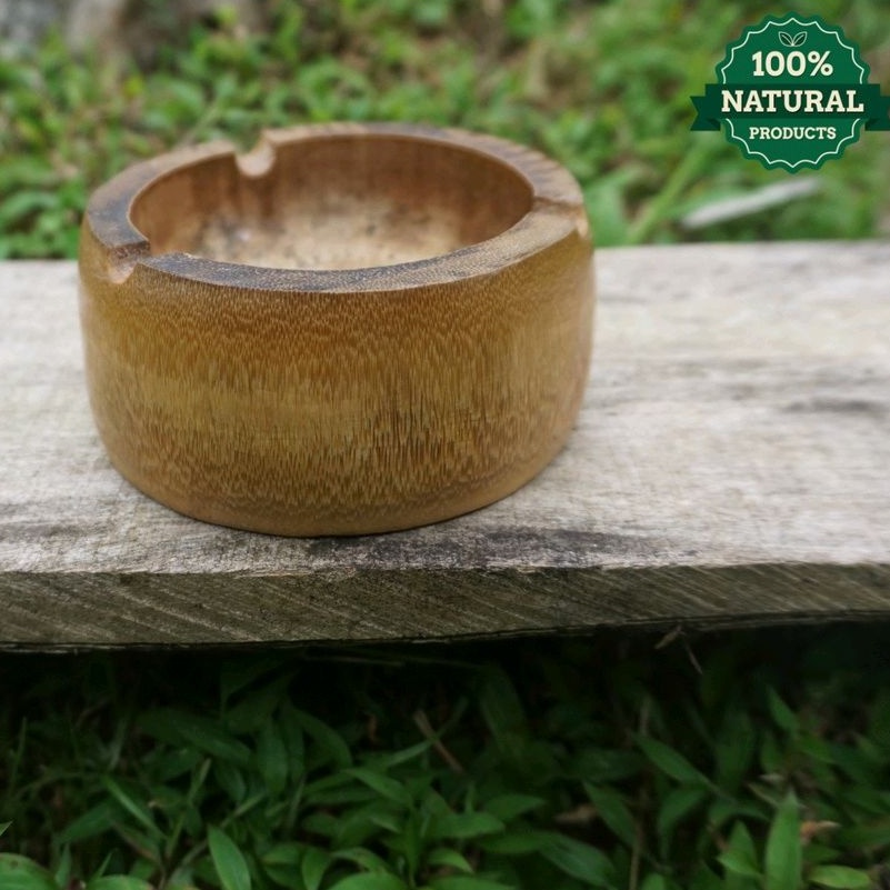 Jual Asbak Rokok/ Asbak Bambu Ramah Lingkungan super Murah Kado Unik ...