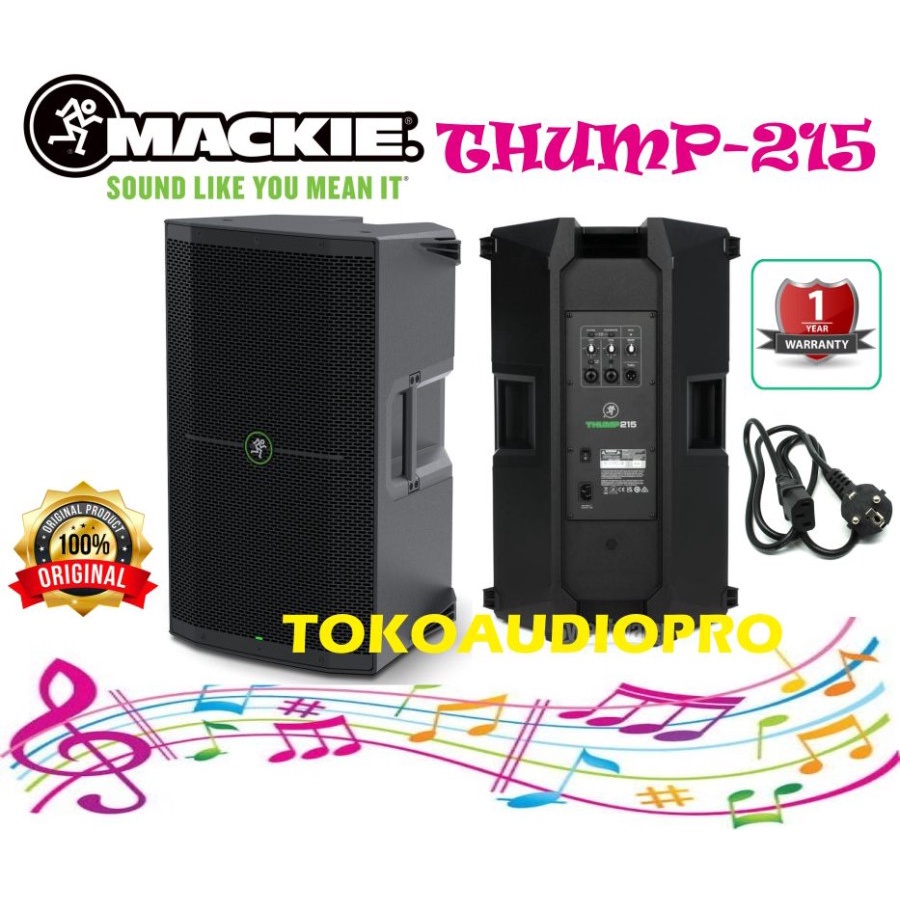 Jual Mackie Thump 215 1300W 15" Powered Speaker Aktif Thump215 | Shopee ...