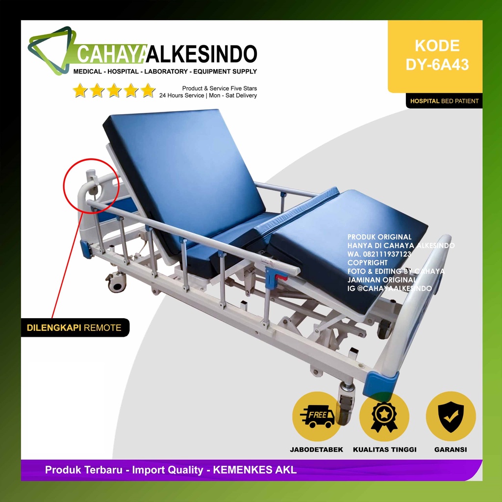 Jual Bed Pasien Elektrik Remote | Ranjang Tempat Tidur Rumah Sakit ...