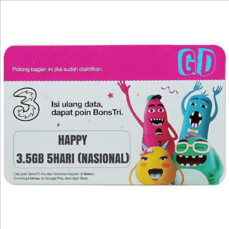 Jual Voucher Tri 3.5GB 5Hari | Shopee Indonesia