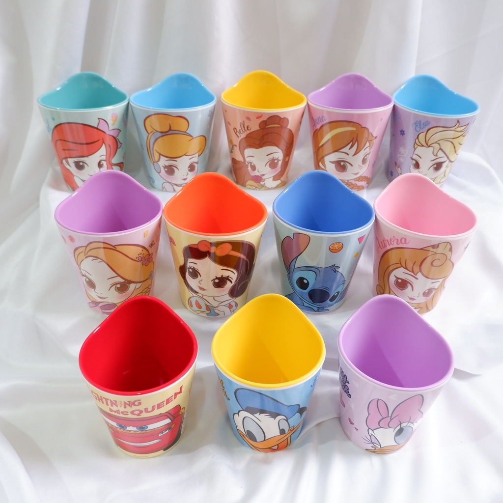 Jual Gelas Cangkir Mug Karakter Kartun Anak Disney Rapunzel Ariel ...