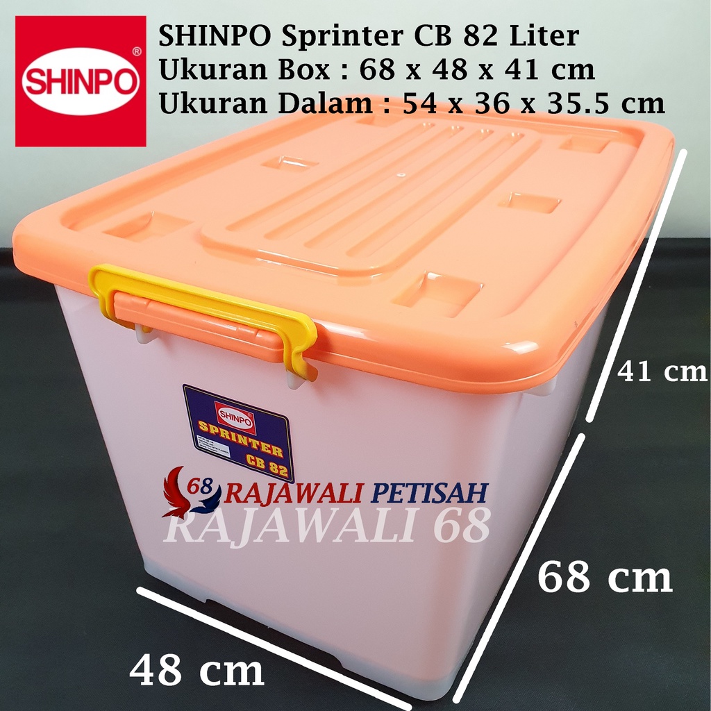 Jual Shinpo Sprinter CB 82 Liter | Container Box Roda | Ukuran 68 x 48 ...