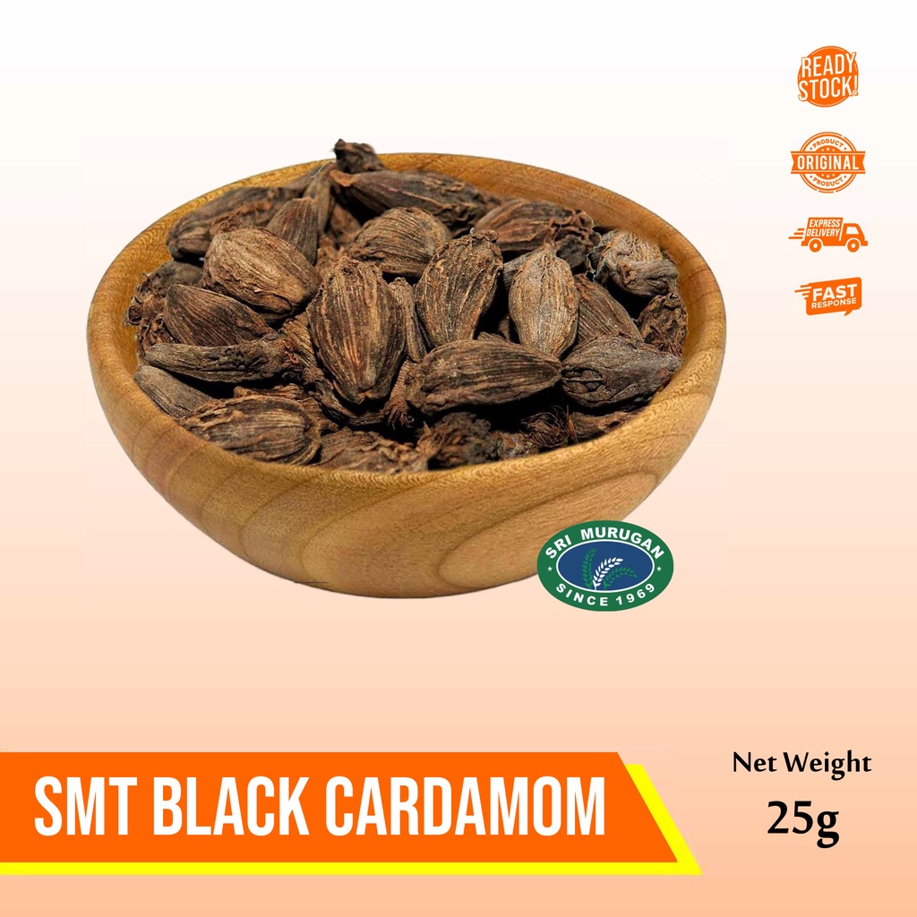 Jual SMT BLACK CARDAMOM 25 GM | Shopee Indonesia