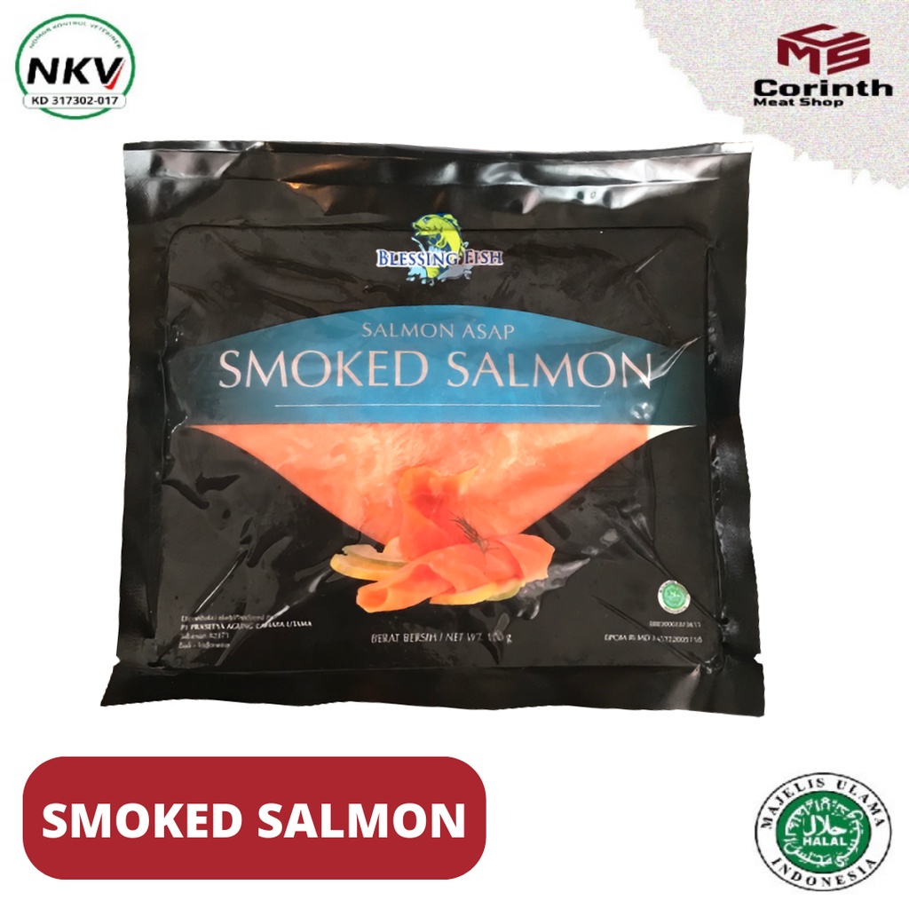 Jual SALMON ASAP - SMOKED SALMON BLESSING FISH 100 GRAM - HALAL ...