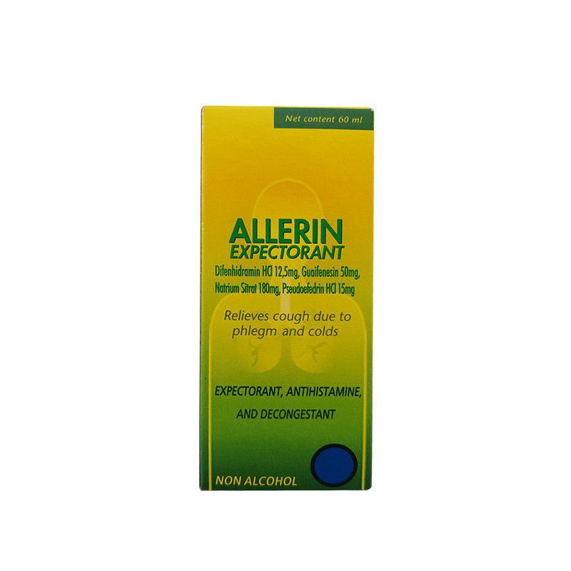 Jual Allerin Expectorant 60ml | Shopee Indonesia