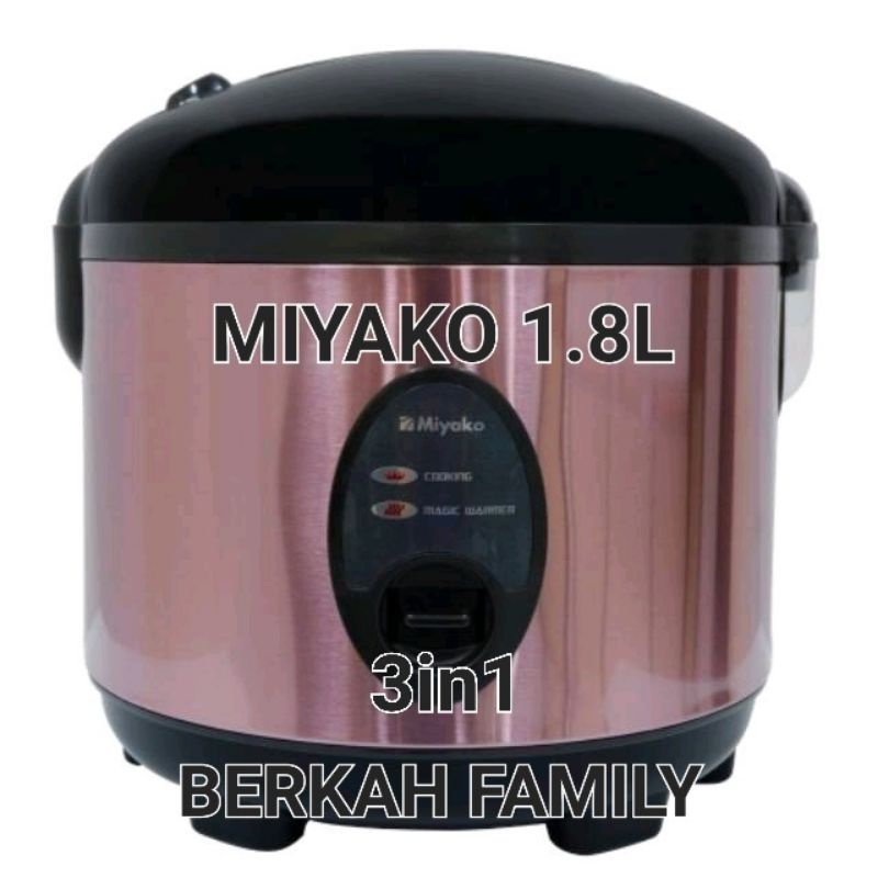 Jual 0Rice Cooker Miyako MCM 508 SBC 1,8L Magic Com Miyako 508 SBC ...