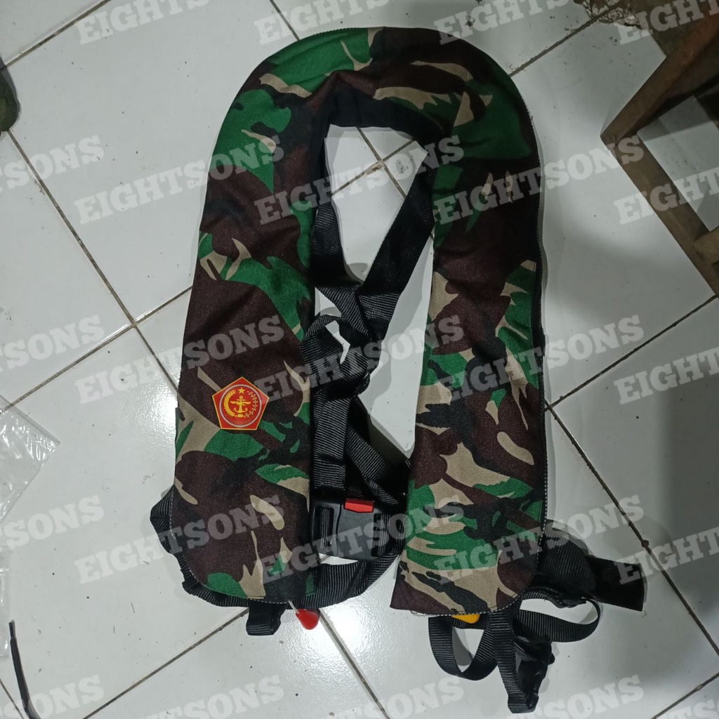 Jual ORIGINAL inflatable life jacket pelampung gas co2 automaticrompi ...