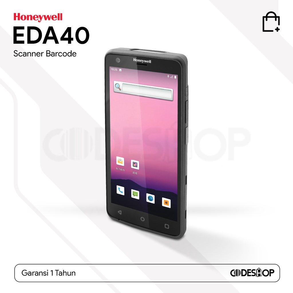 Jual Mobile Barcode Scanner HONEYWELL EDA40 Portable Scan Android NFC ...