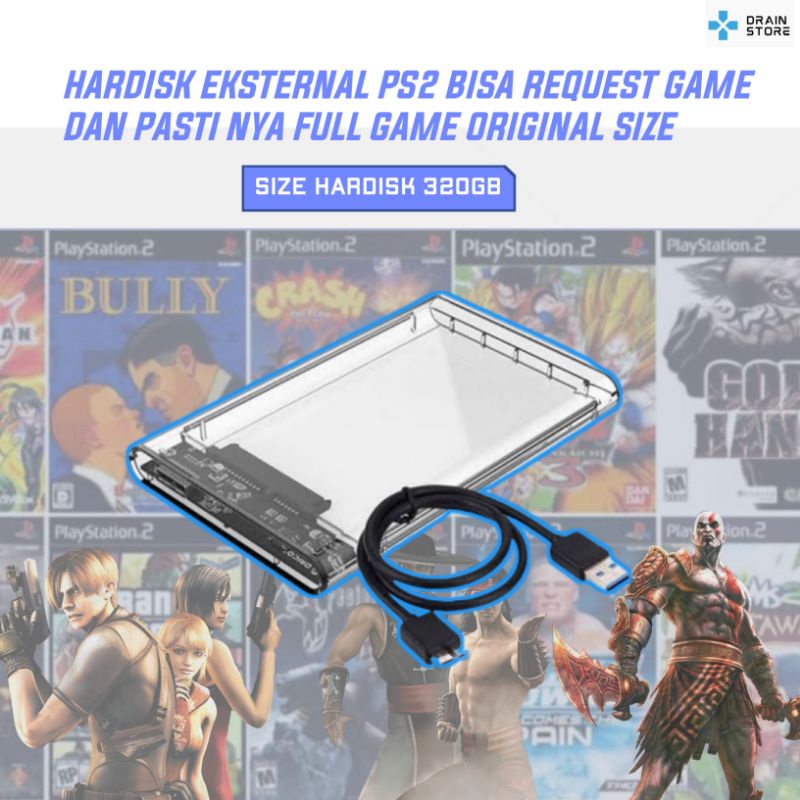 Jual Hardisk Eksternal PS2 No Ripping/Compres | Shopee Indonesia