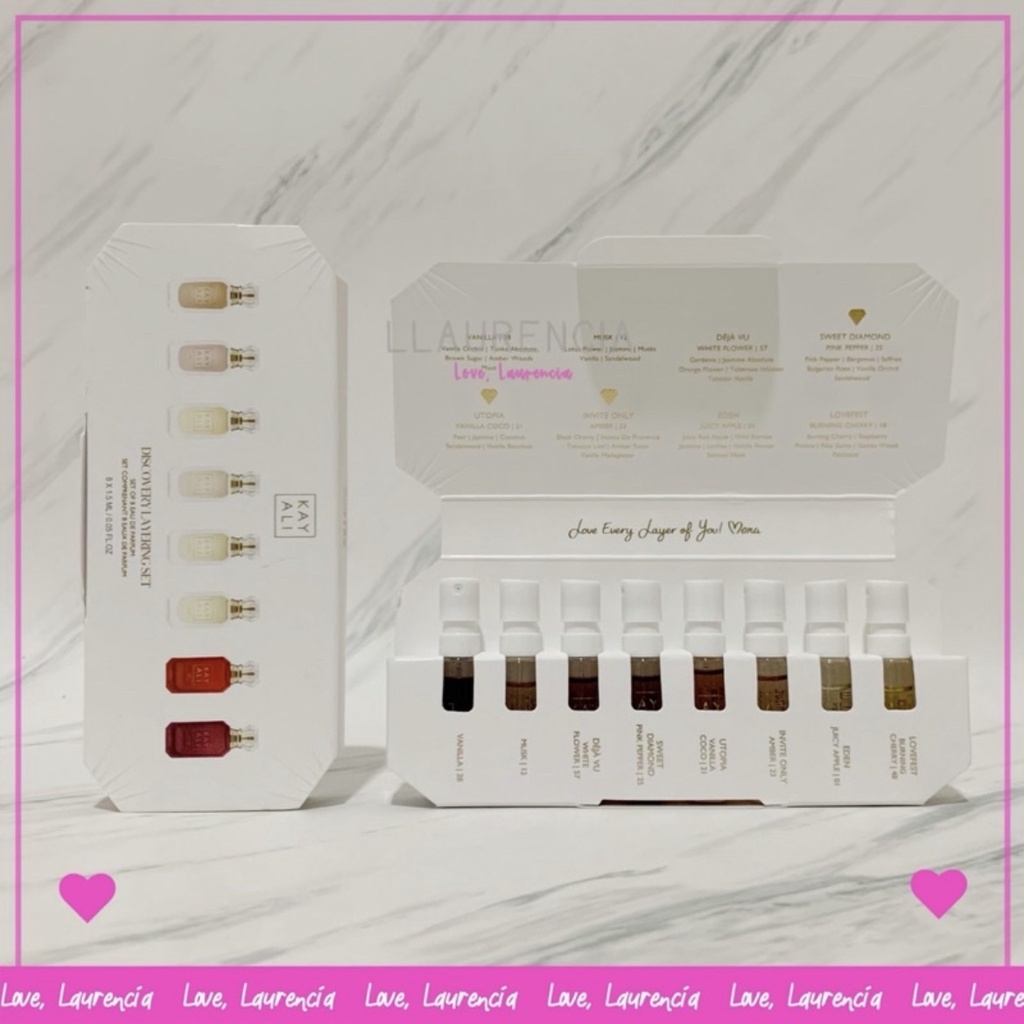 Jual KAYALI Discovery Sampler Set / Perfume Eau de Parfum vial sample ...