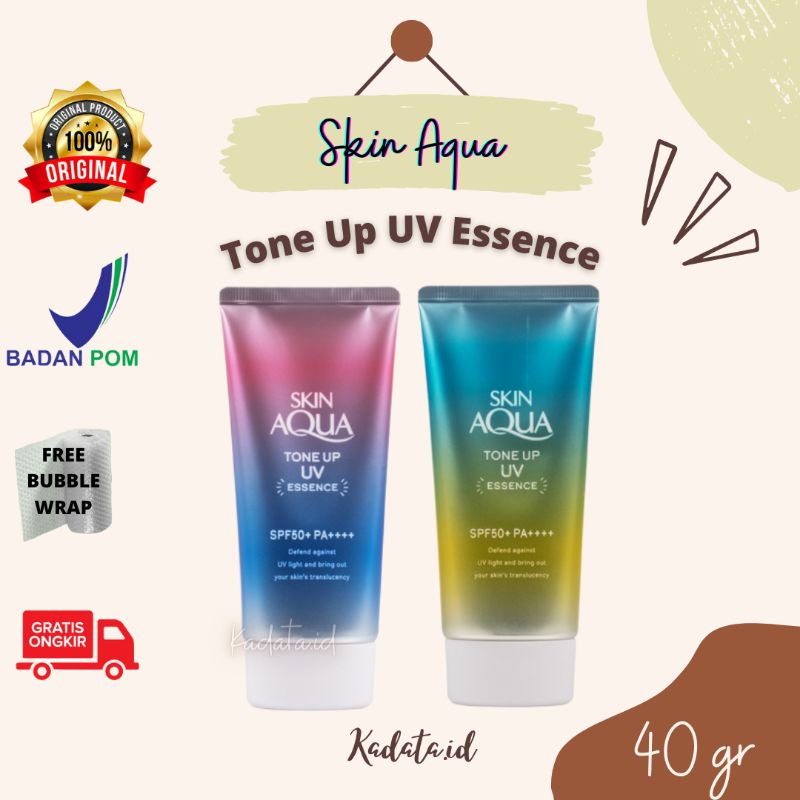 Jual SKIN AQUA SUNSCREEN TONE UP UV ESSENCE SPF 50+ PA++++ | Shopee ...