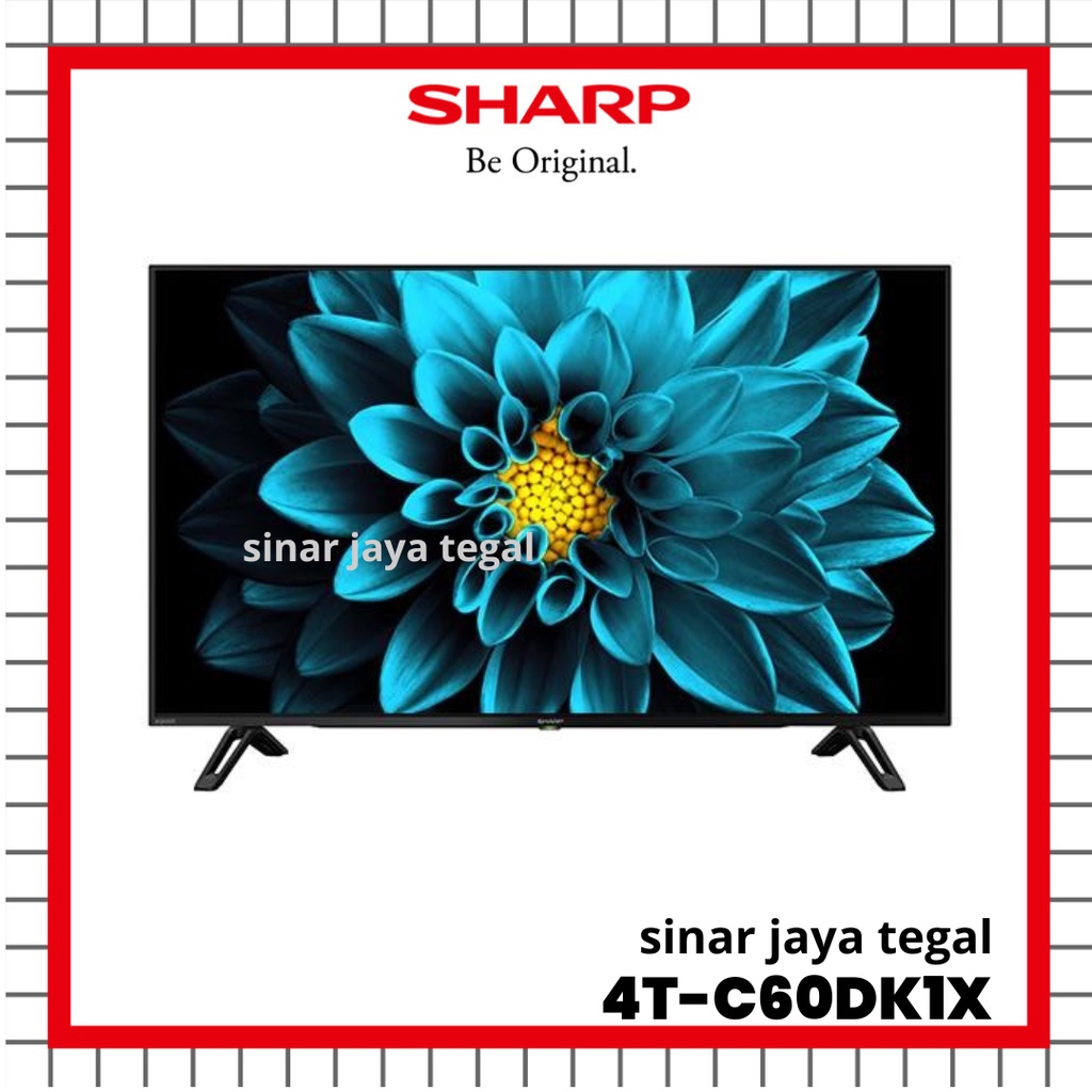 Jual TV LED SHARP 60 INCH 4T-C60DK1X SMART ANDROID TV 4K HDR | Shopee ...