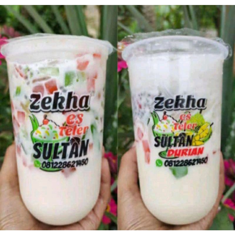 Jual ZEKHA ES TELER SULTAN VIRAL CUP BESARR | Shopee Indonesia