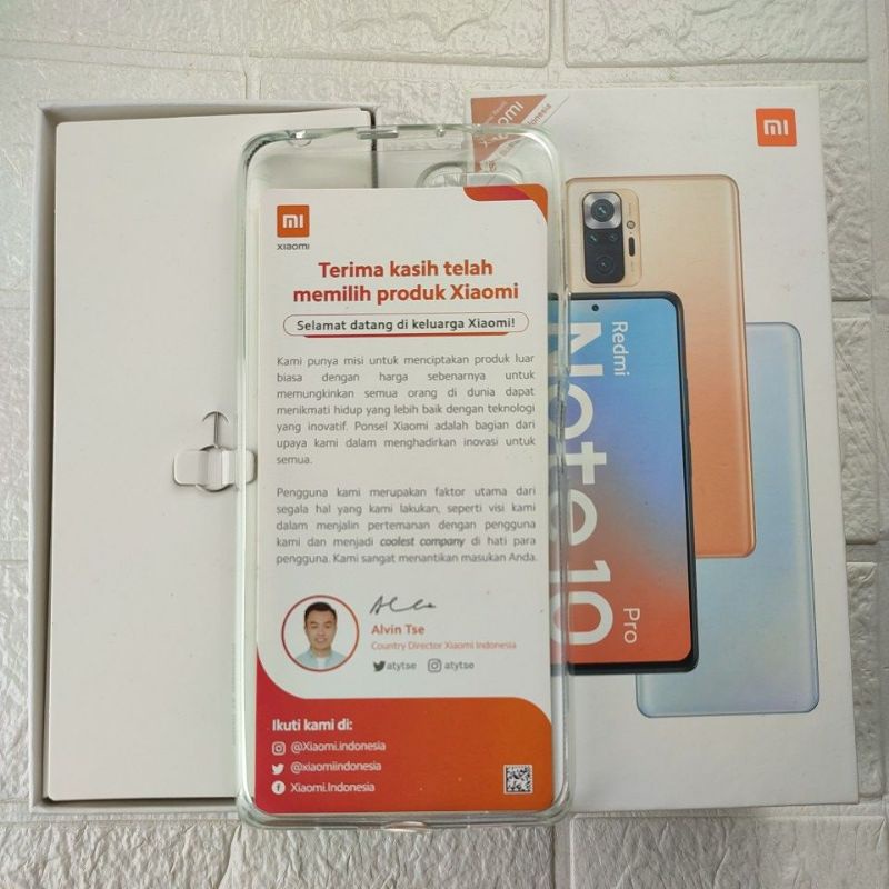Jual KARDUS + SIM EJECTOR + SOFTCASE MULUS BENING REDMI NOTE 10 PRO ...