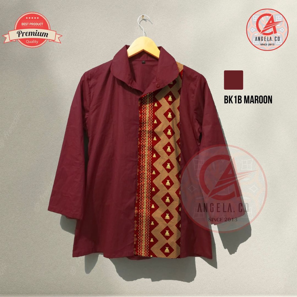 Jual Blouse Batik Karo | Kemeja Batik Etnik Wanita Motif Nusantara ...