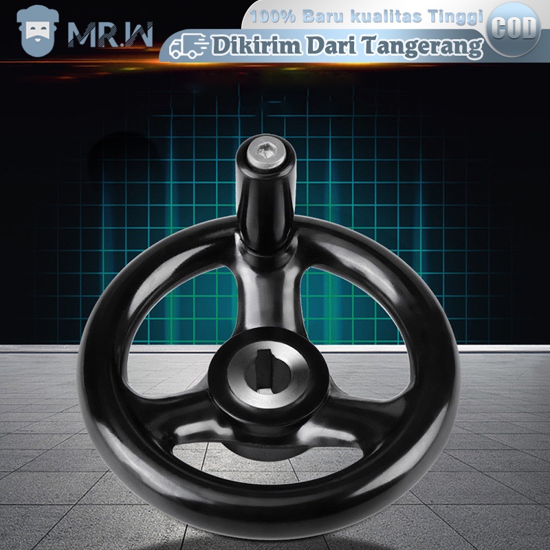 Jual 12 * 100mm Hand Wheel Dengan Gagang Putar Untuk Mesin Milling ...