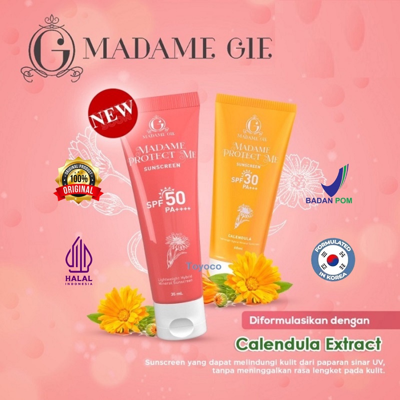 Jual Original Termurah Madame Gie Sunscreen Protect Me SPF 30 50 PA ...