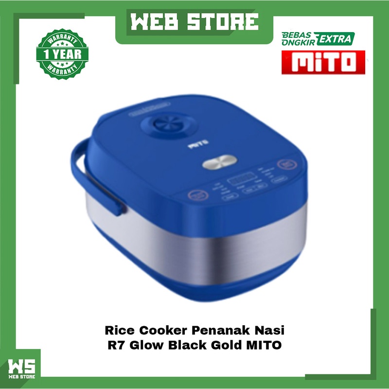 Jual Rice Cooker Magic Com Digital MITO R7 GLOW Penanak Nasi 2L Blue ...