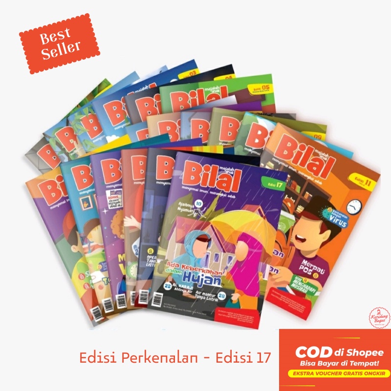 Jual Bilal Majalah Anak Islami Buku Bacaan Anak Majalah Anak Bilal ...