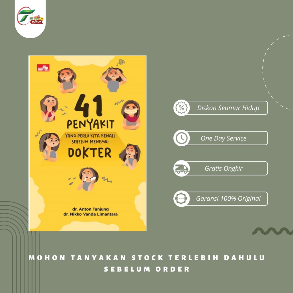 Jual 41 PENYAKIT YANG PERLU KITA KENALI SEBELUM MENEMUI DOKTER KARYA DR. ANTON TANJUNG | Shopee ...