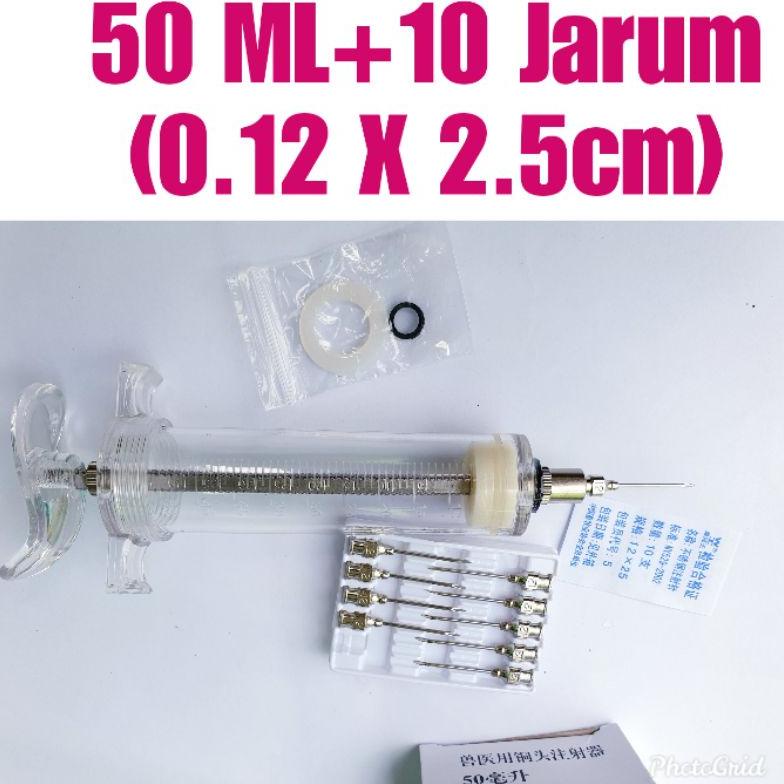 Jual Alat suntik sapi - Suntikan sapi 50Ml jarum suntik besar alat ...