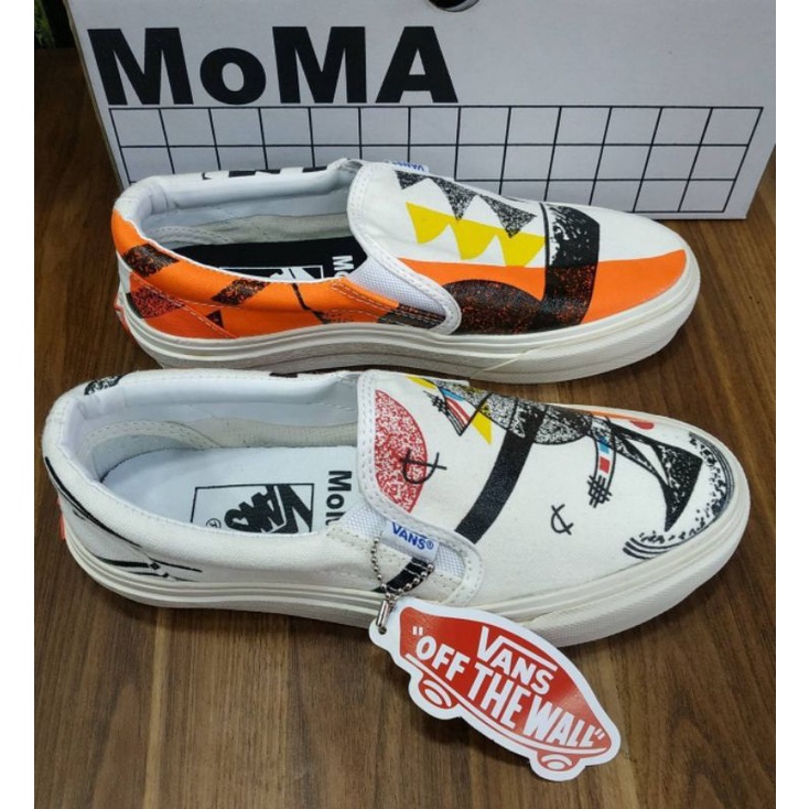Jual Vans Slip On x MoMA | Shopee Indonesia