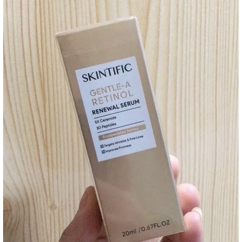 Jual PROLED (produk baru)SKINTIFIC GENTLE-A RETINOL RENEWAL SERUM 5X ...