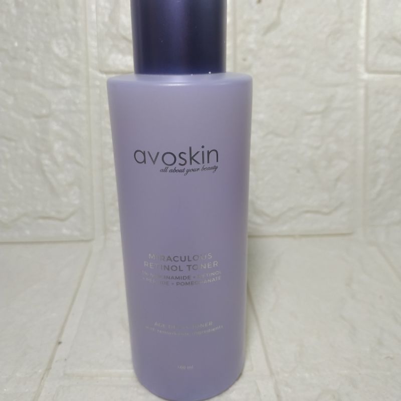Jual [NEW, NO BOX] AVOSKIN MIRACULOUS RETINOL TONER ANNIVERSARY EDITION ...