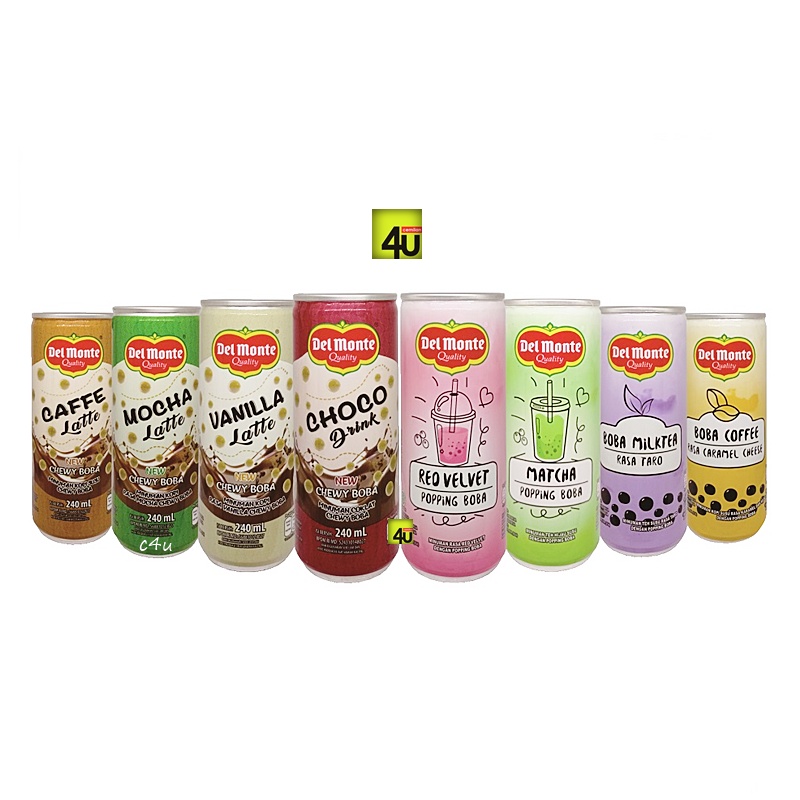 Jual Del Monte - Delicious Boba Drink - 240 ml RTD | Shopee Indonesia