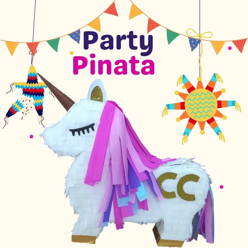 Jual PINATA PUKUL ULANG TAHUN 3D UNICORN | Shopee Indonesia
