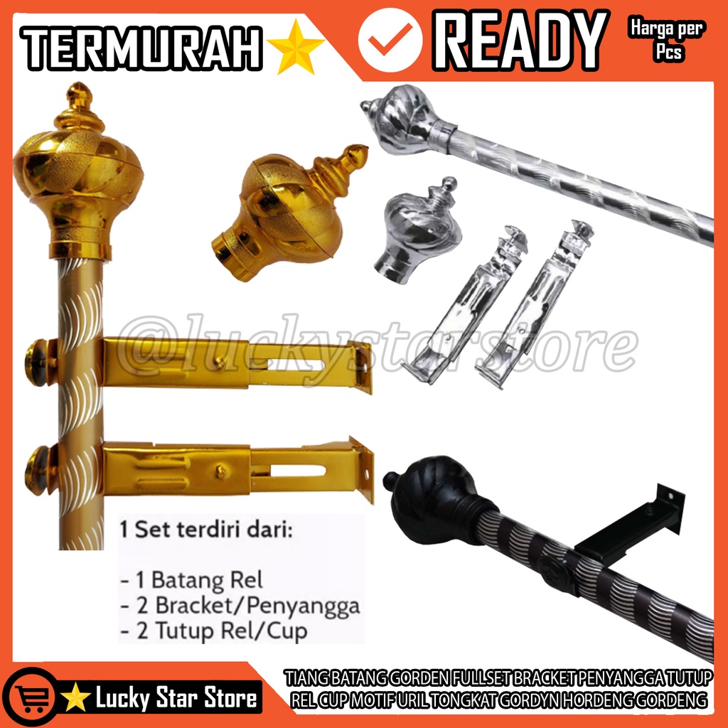 Jual TIANG BATANG GORDEN FULLSET PIPA BESI GORDYN TONGKAT HORDENG ...