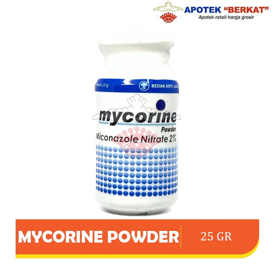 Jual Mycorine Powder 25 Gr - Bedak Gatal Jamur, Panu, Kurap, Kutu Air ...