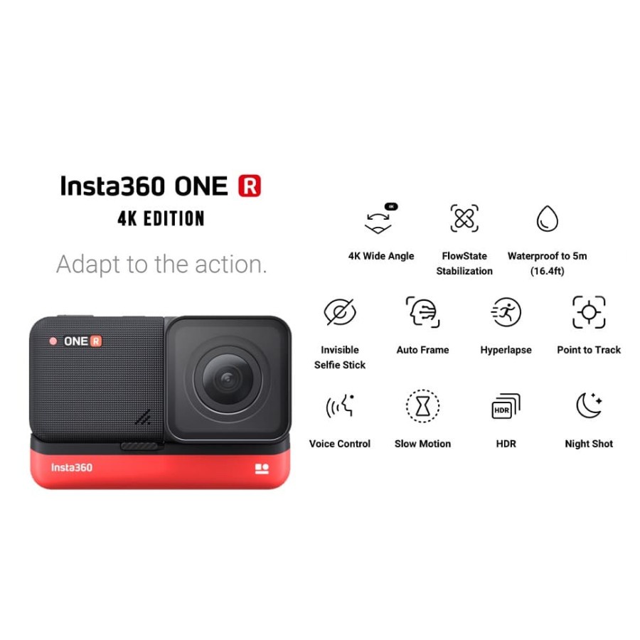 Jual Insta360 ONE RS 4K Edition / Insta 360 Action Camera - Garansi ...