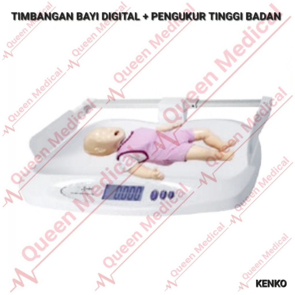 Jual Timbangan Bayi Digital Dengan Pengukur Tinggi Badan Kenko DB 0505 ...