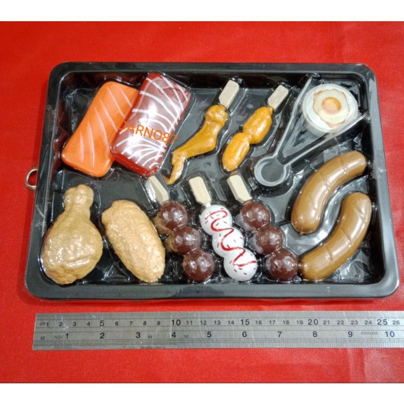 Jual PROMO Mainan Anak Panggang Masak Masakan Sate Sosis Bakso Bakar ...
