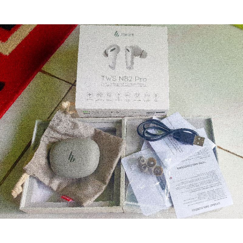 Jual TWS NB2 Pro True Wireless Stereo Buds Bluetooth 5.0 Earphone-Putih | Shopee Indonesia