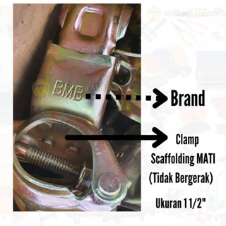 Jual Clamp Scaffolding Mati / Fixed / Klem Scafolding Pipa Steger ...