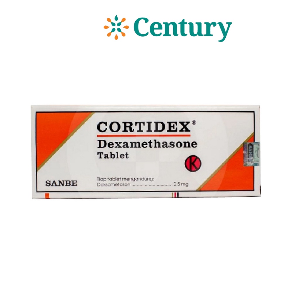 Jual CORTIDEX 0,5 MG 1 STRIP ISI 10 TABLET/DEXAMETHASONE/ANTI RADANG ...