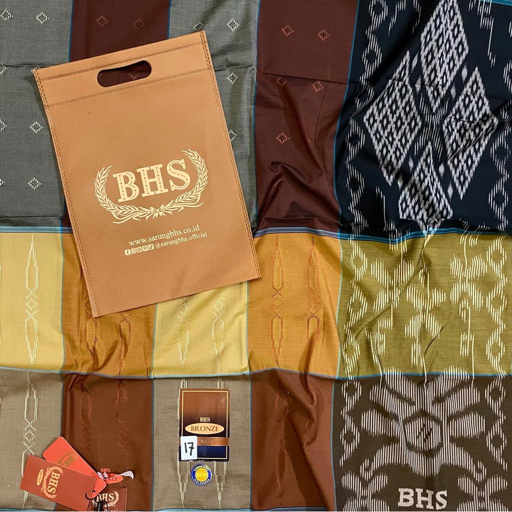 Jual SARUNG BHS CLASSIC BRONZE JAQUARD ORIGINAL | Shopee Indonesia