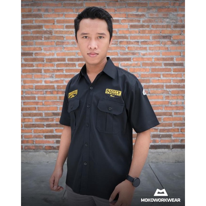 Jual BAJU SERAGAM KERJA KEMEJA MOKOENGINERS MOKOWORKWEAR ENGINEERING ...