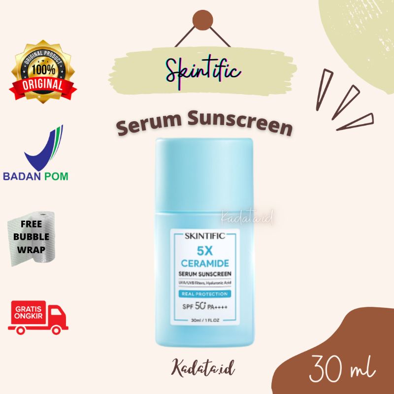 Jual SKINTIFIC 5X CERAMIDE SERUM SUNSCREEN SPF 50 PA++++ 30 ML ...