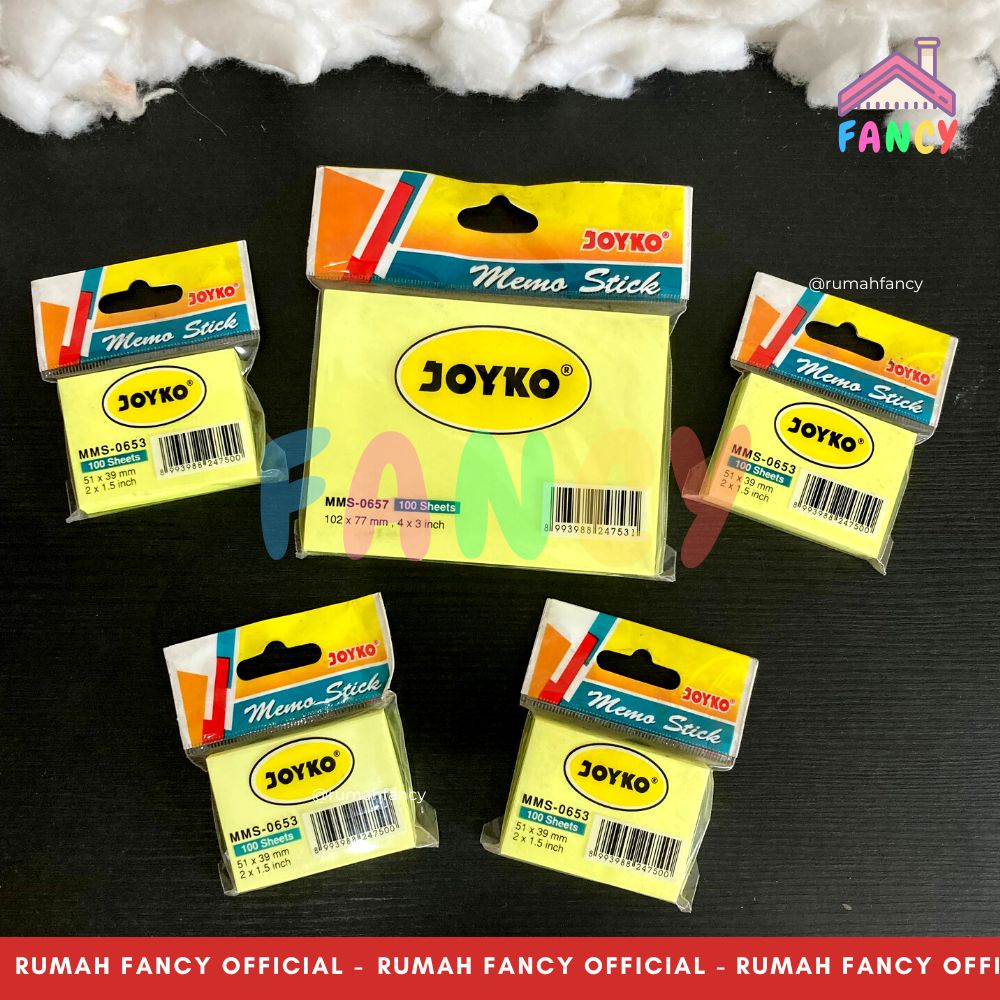 Jual MEMO STICK / STICKY NOTE JOYKO isi 100 Sheets | Shopee Indonesia