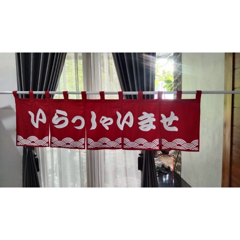 Jual kain noren gorden Jepang IRASSHAIMASE 160X45 cm | Shopee Indonesia