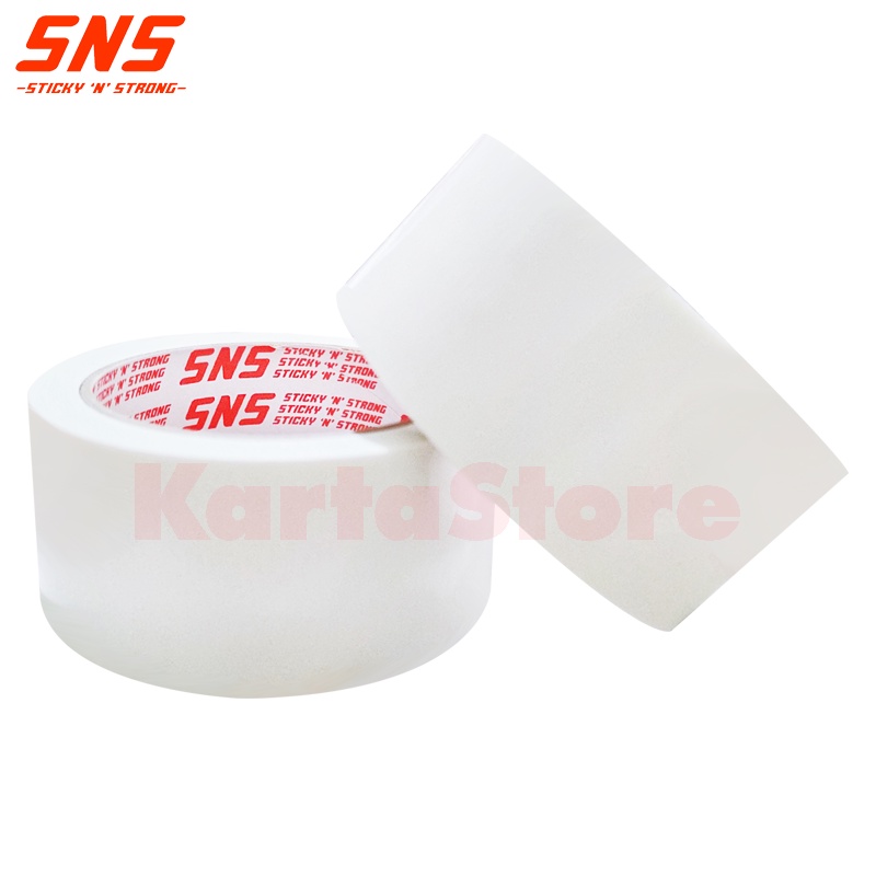 Jual LAKBAN KAIN PUTIH CLOTH TAPE PUTIH 2 INCH X 12 METER SNS STICKY N ...