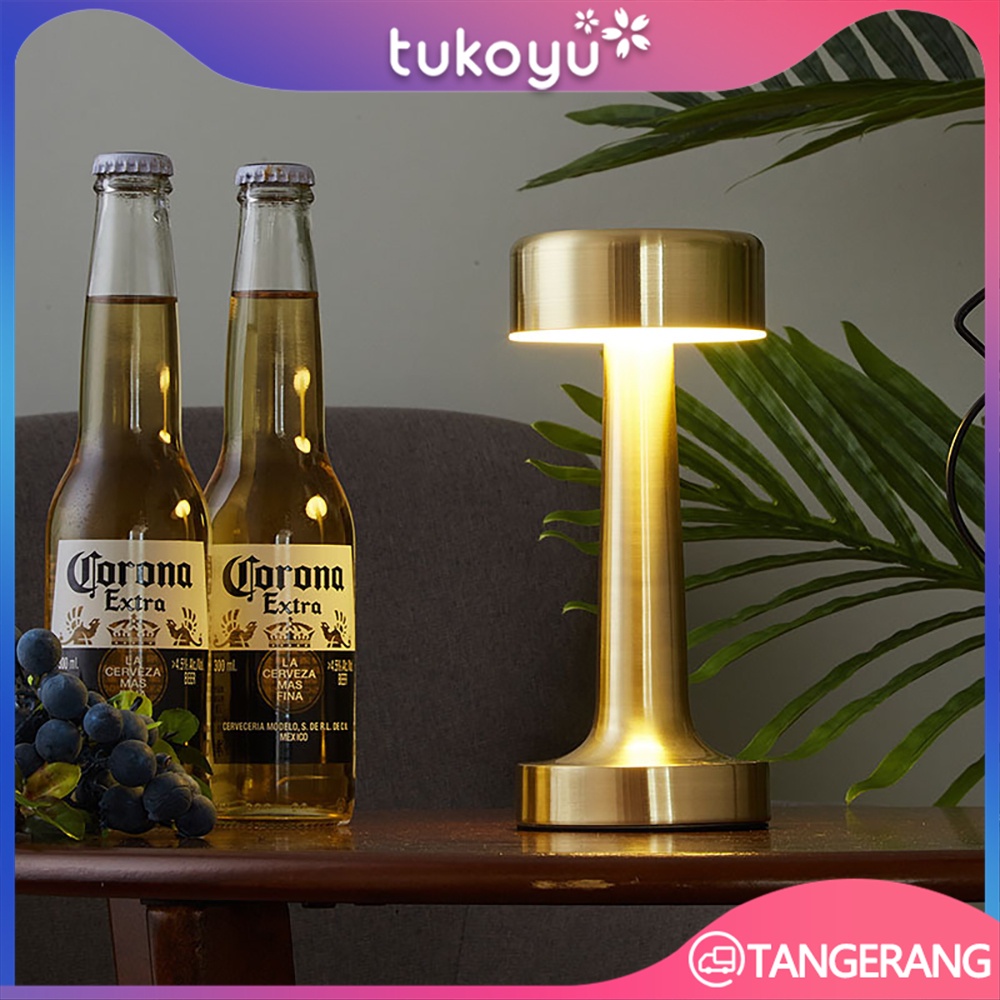 Jual Bar Restaurant LED Touch/Lamp Desk Portable Metal/Cordless LED ...