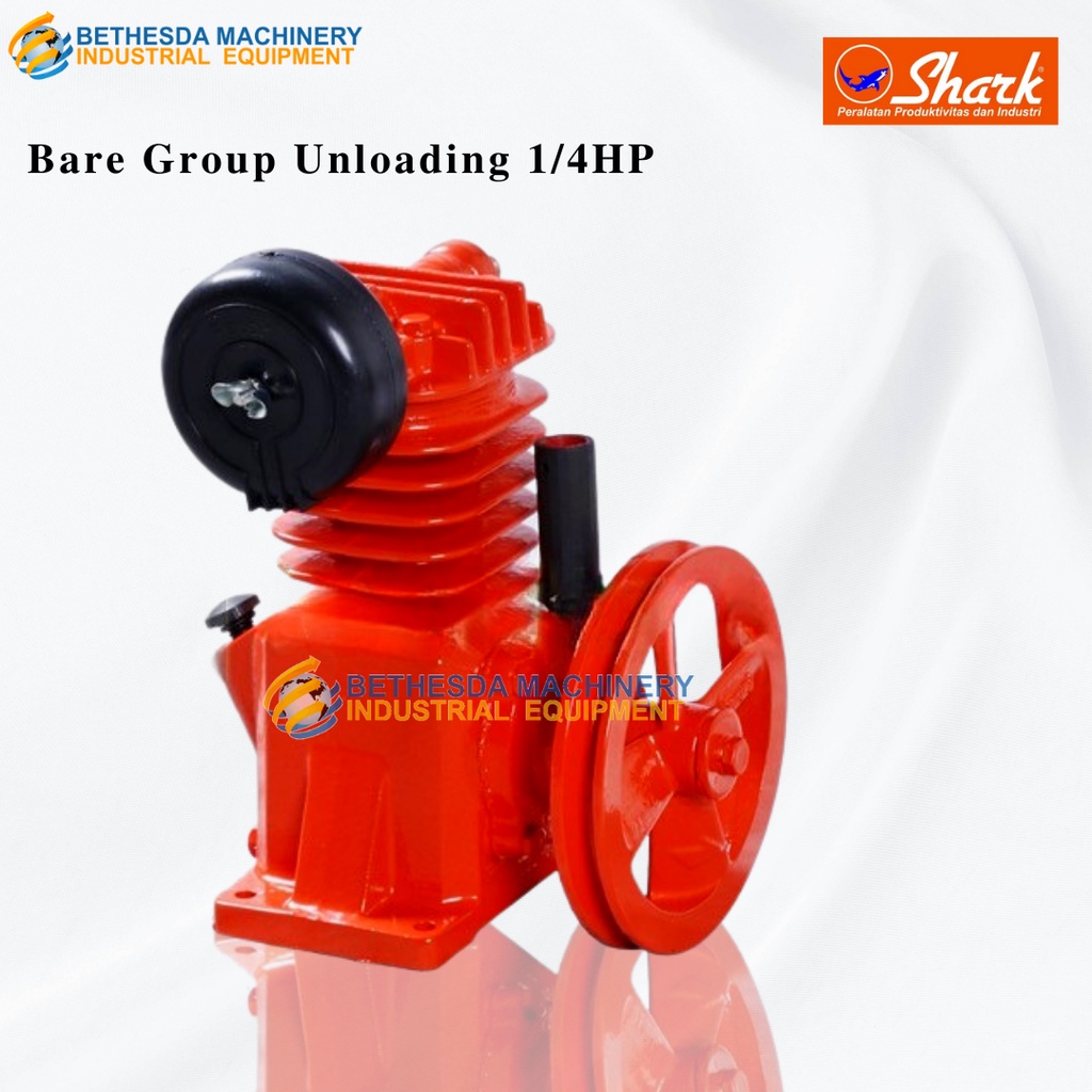 Jual Shark Kepala Kompresor/ Bare Compressor Angin Unload 1/4 HP 1/2hp ...