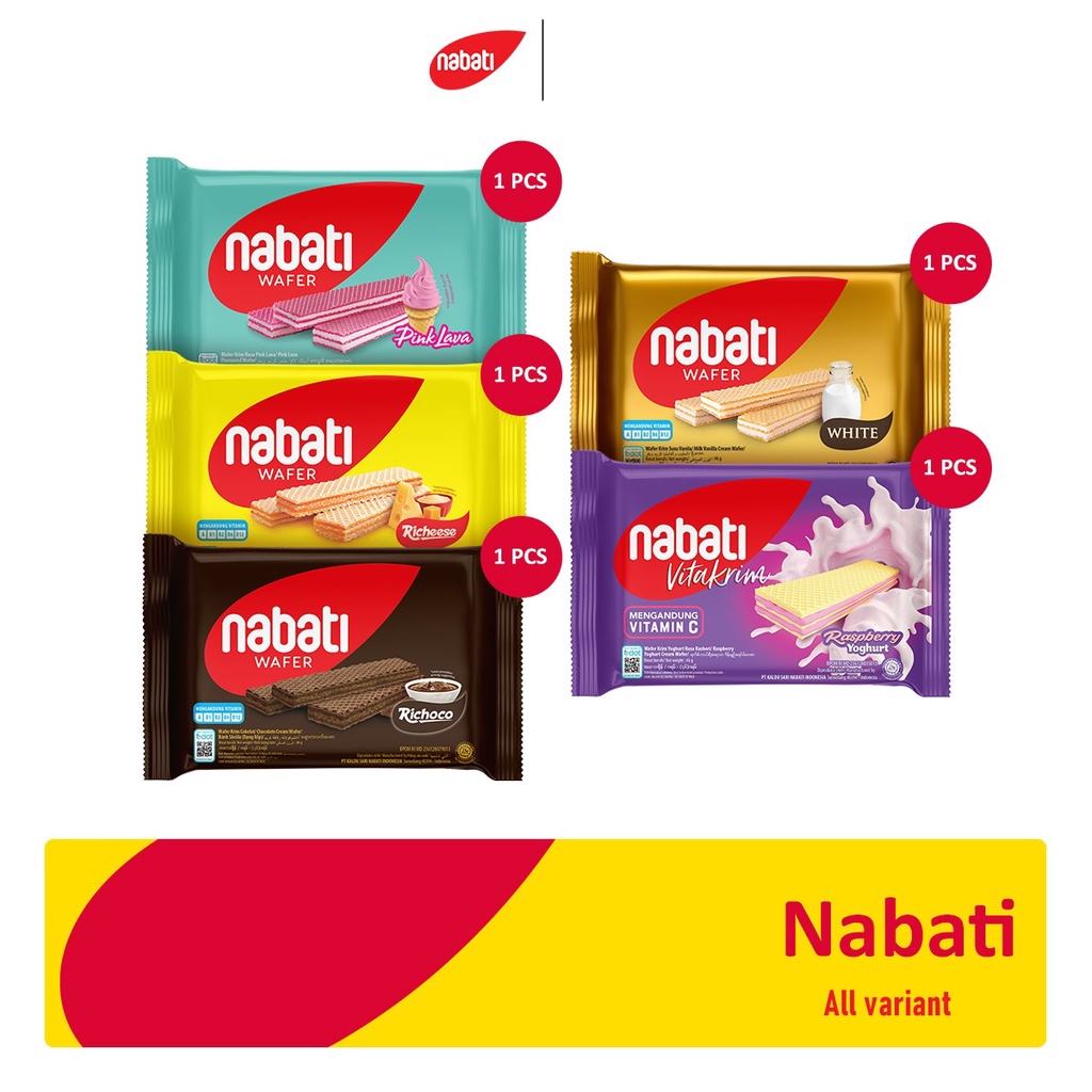 Jual Richeese Wafer Nabati Snack All Variant-Snack Wafer Nabati All Variant | Shopee Indonesia